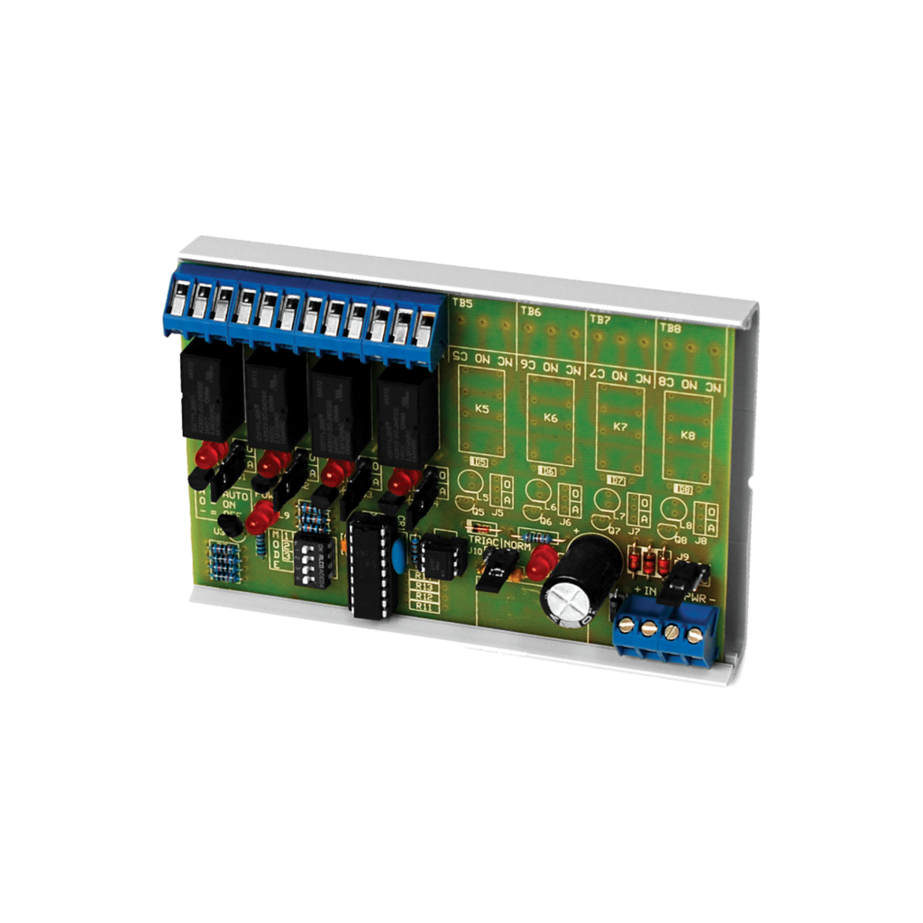 DMUX-4J (DESC:) PWM TO 4 RELAY MULTIPLEXER (JUMPER) - ProKontrol
